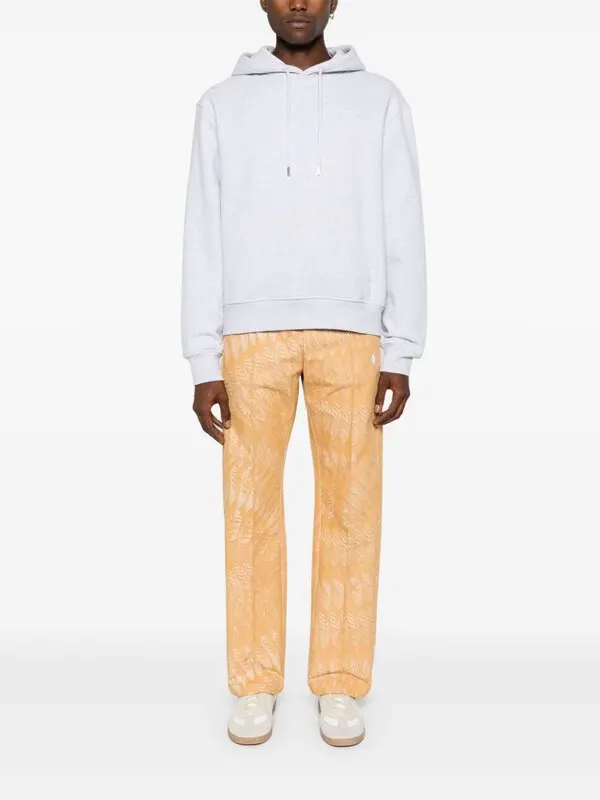 COUNTY OF MILAN Marcelo Burlon Aop Feather Trousers - Neutrals