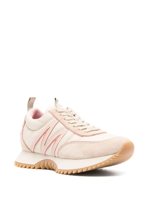 Moncler Pacey Panelled Sneakers - Neutrals