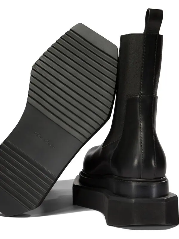 Rick Owens Beatle Turbo Cyclops Boots - Black | Editorialist