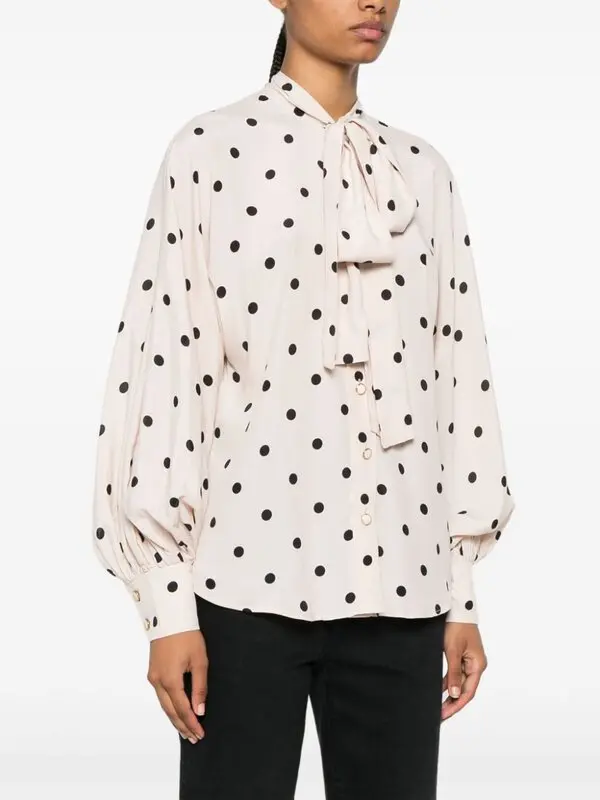 Zimmermann Batwing Polka Dot-print Shirt