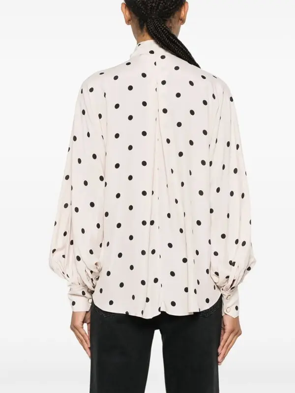 Zimmermann Batwing Polka Dot-print Shirt