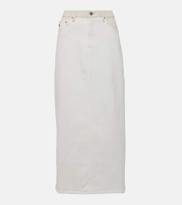 Ag Denim Midi Skirt