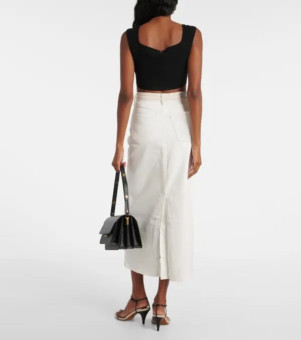 Ag Denim Midi Skirt