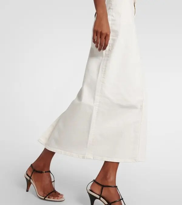 Ag Denim Midi Skirt