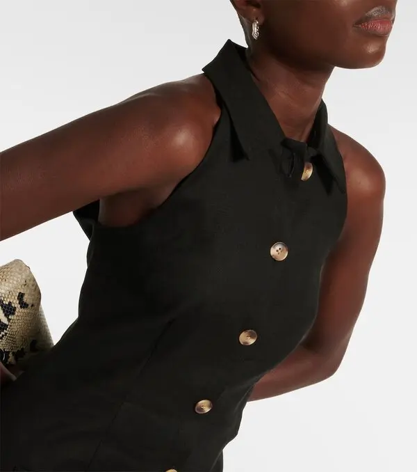 Veronica Beard Roxanne Linen-blend Shirt Dress