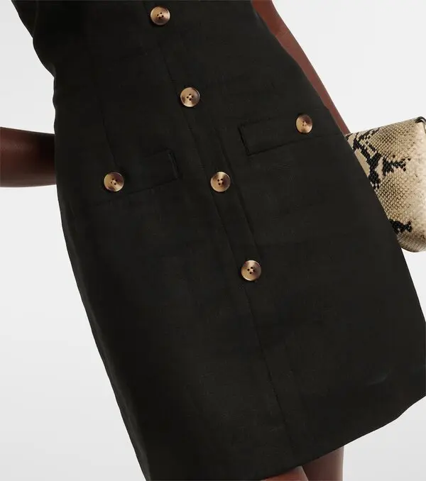 Veronica Beard Roxanne Linen-blend Shirt Dress