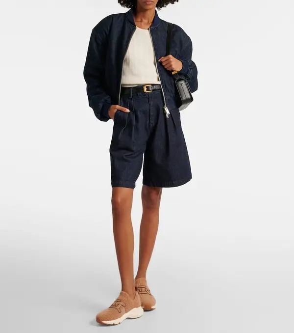 TOD'S Kate Leather-trimmed Slip-on Sneakers - Brown