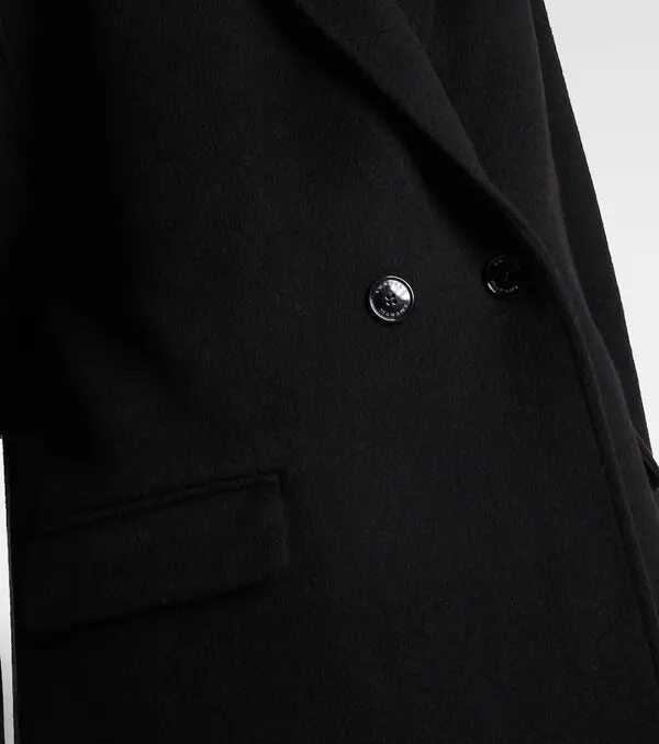Isabel Marant Étoile Efegozi Wool, Cashmere And Silk Coat - Black