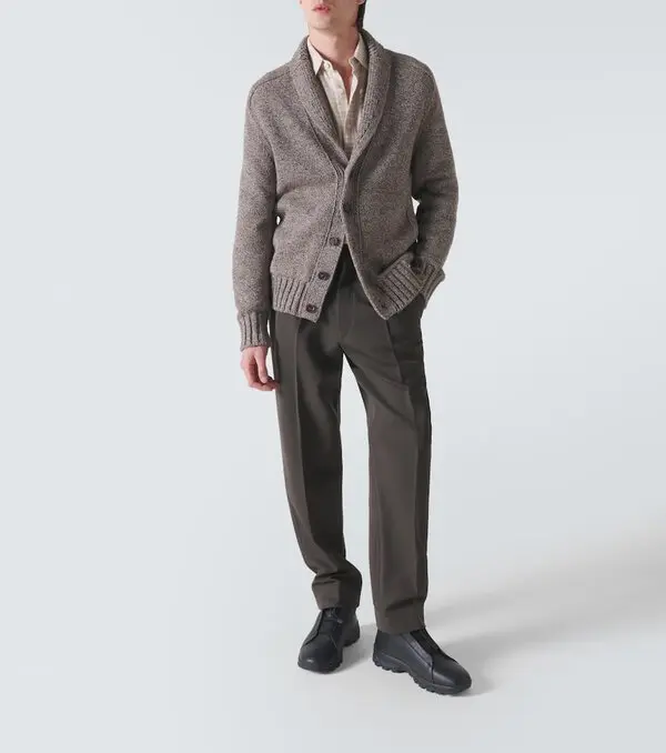 Zegna Wool Straight Trousers