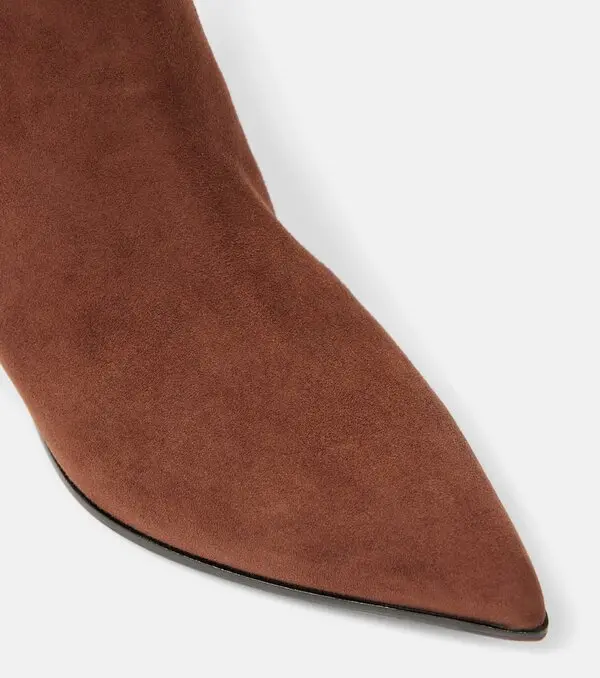GIANVITO ROSSI 45 Suede Knee-high Boots - Brown