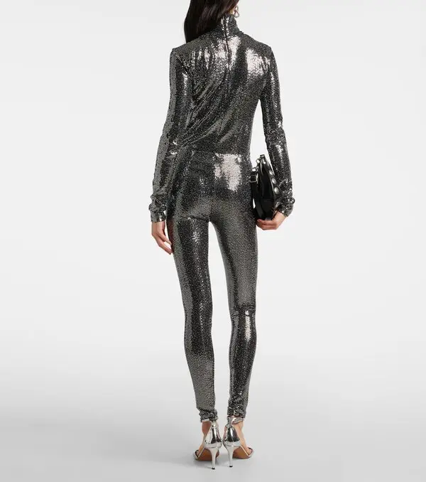 Isabel Marant Étoile Joshua Jersey Leggings - Black