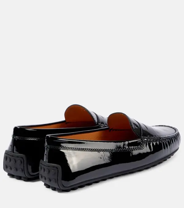 TOD'S City Gommino Patent Leather Moccasins