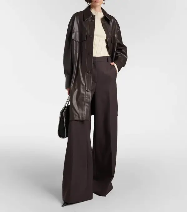 Stella McCartney Oversized Overshirt - Brown