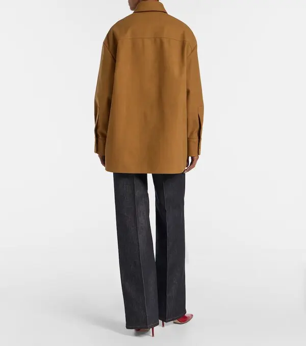 Stella McCartney Oversized Overshirt - Brown