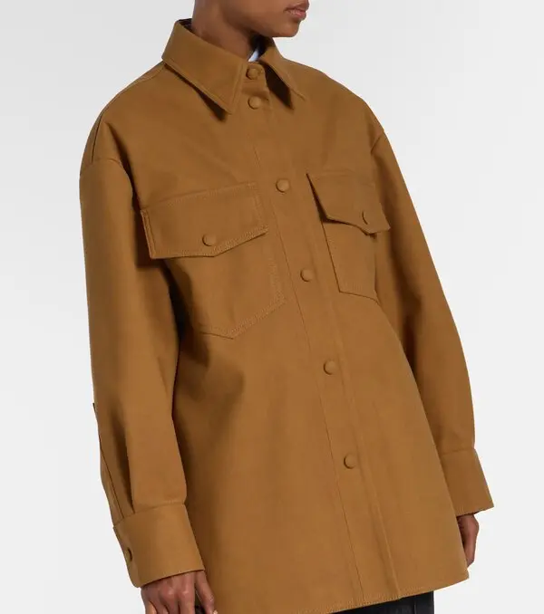 Stella McCartney Oversized Overshirt - Brown