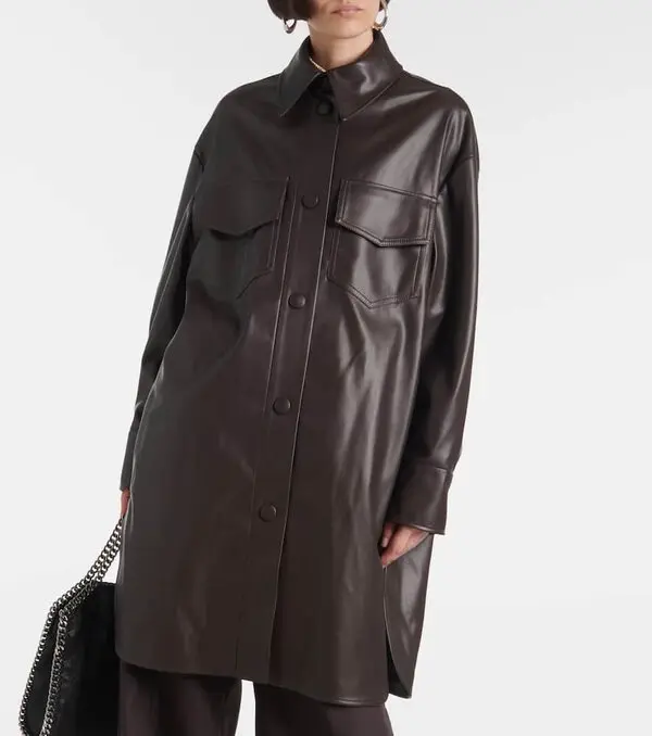 Stella McCartney Oversized Overshirt - Brown