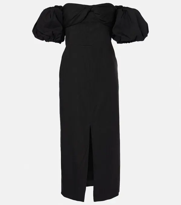 Isabel Marant Étoile Darlena Off-shoulder Midi Dress - Black