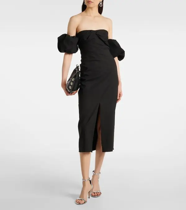 Isabel Marant Étoile Darlena Off-shoulder Midi Dress