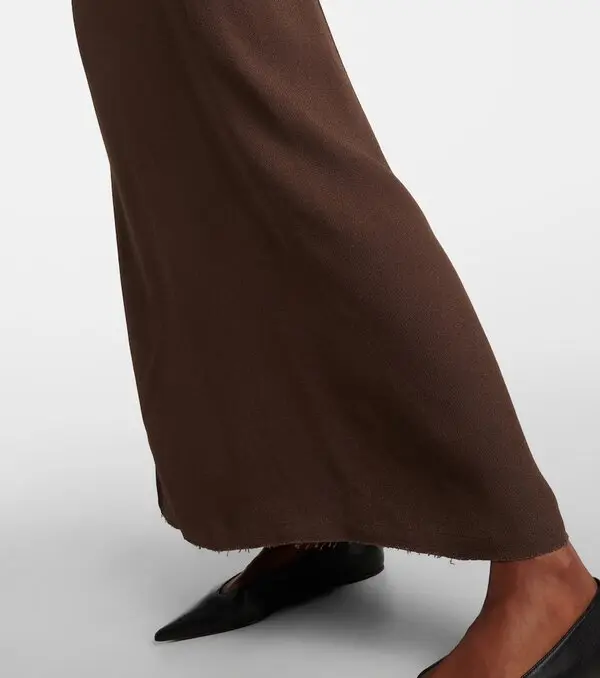 TOTEME Sablé Midi Dress - Brown