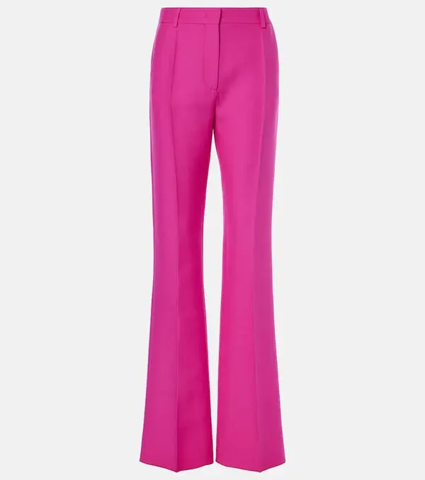 Valentino Garavani Crepe Couture Flared Pants