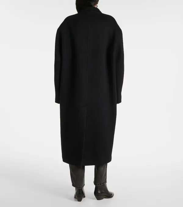 Isabel Marant Étoile Efezia Wool And Cashmere Coat - Black