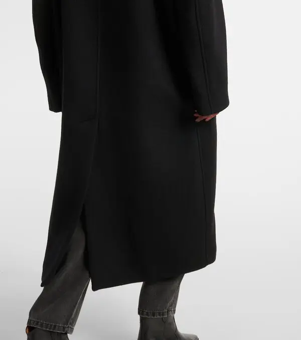 Isabel Marant Étoile Efezia Wool And Cashmere Coat - Black
