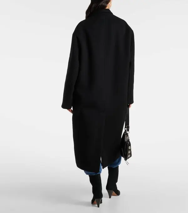Isabel Marant Étoile Efezia Wool And Cashmere Coat - Black