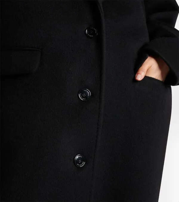 Isabel Marant Étoile Efezia Wool And Cashmere Coat - Black