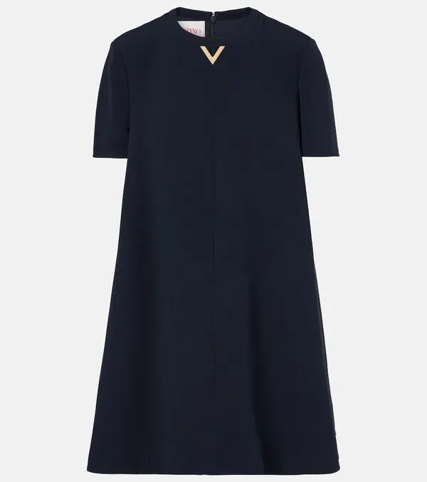 Valentino Garavani Vgold Mini Dress - Blue