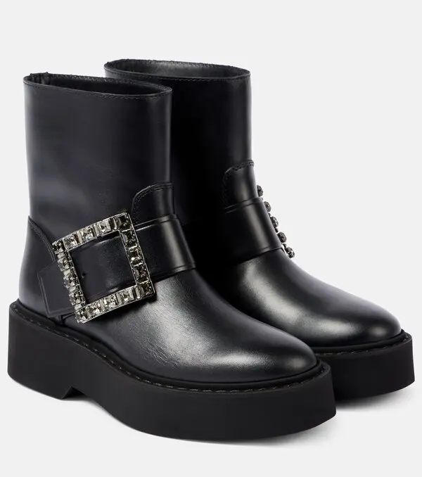 ROGER VIVIER Viv' Rangers Combat Boots