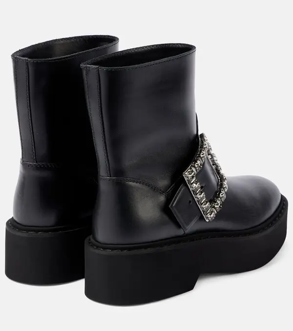 ROGER VIVIER Viv' Rangers Combat Boots