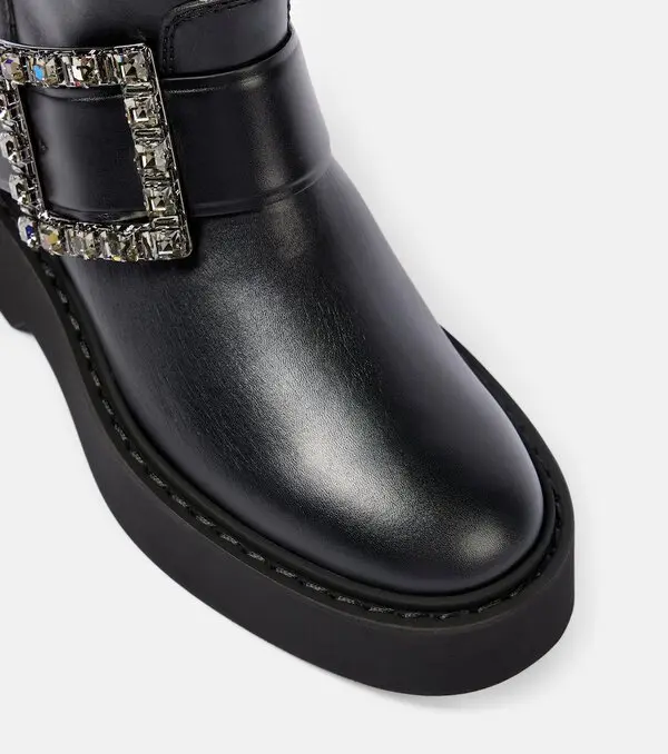 ROGER VIVIER Viv' Rangers Combat Boots