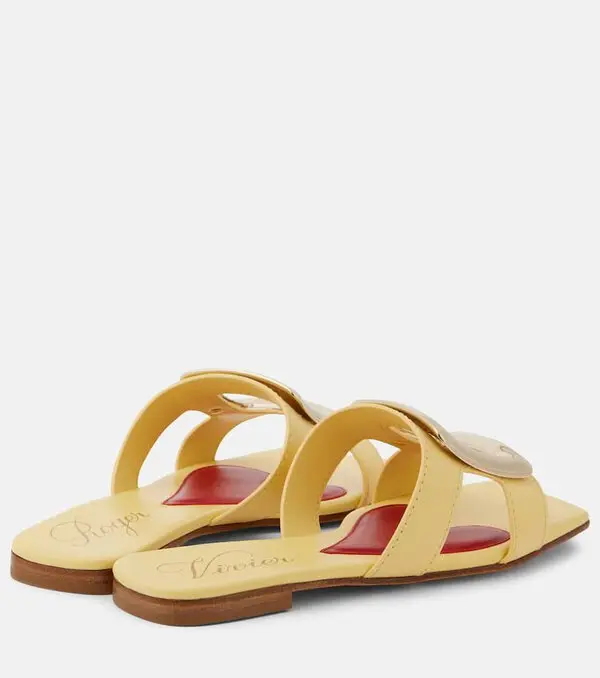 ROGER VIVIER Viv' The Sea Leather Mules