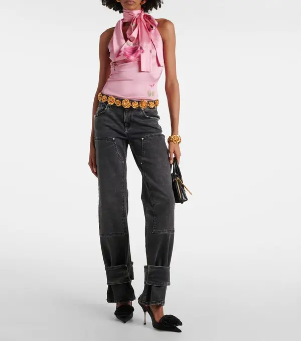 Blumarine Low-rise Straight Jeans