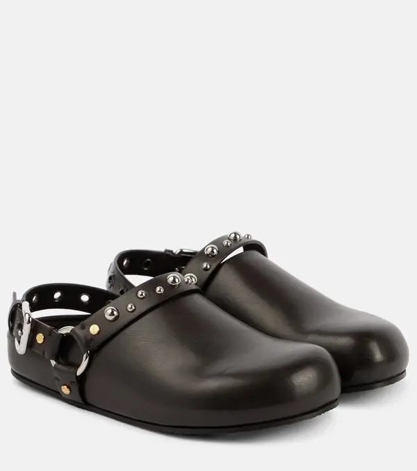 Stella McCartney Elyse Studded Clogs - Brown