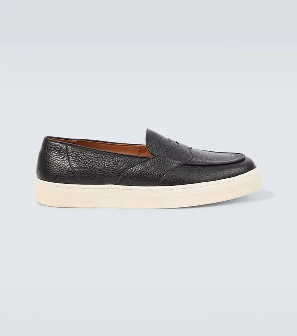 George Cleverley Joey Ii Leather Penny Loafers