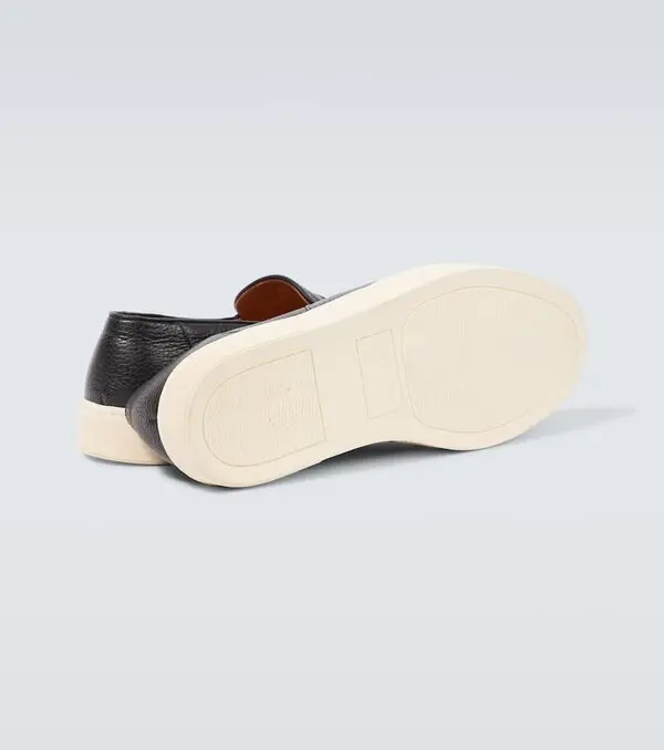 George Cleverley Joey Ii Leather Penny Loafers