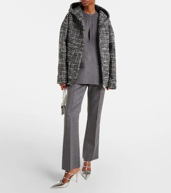 Valentino Garavani Mossi Mélange Tweed Jacket