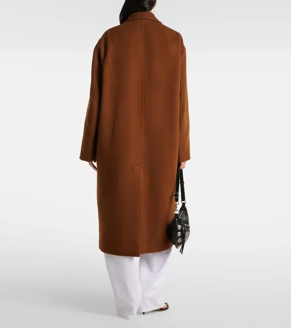 Isabel Marant Efezia Wool, Cashmere, And Silk Coat