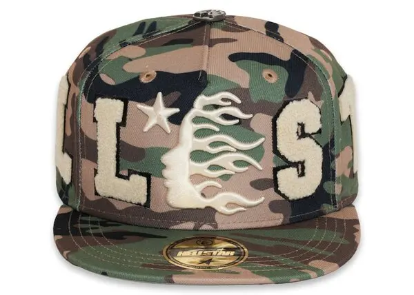 HELLSTAR Og Patch Fitted Cap - Camo
