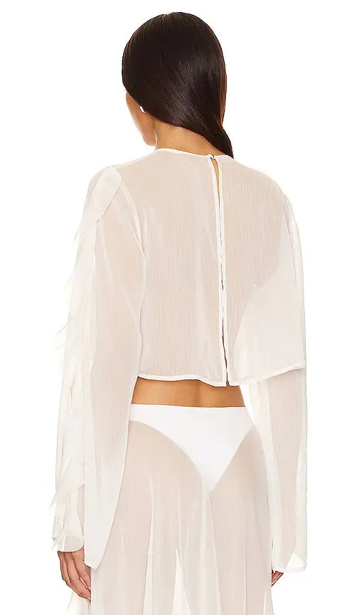SHANI SHEMER Thoma Cropped Shirt