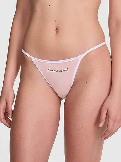 Pink Cotton Bikini Panty - Pink