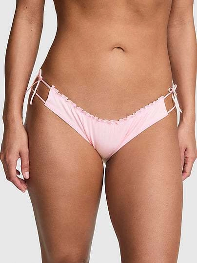 Pink Cotton Bikini Panty - Pink