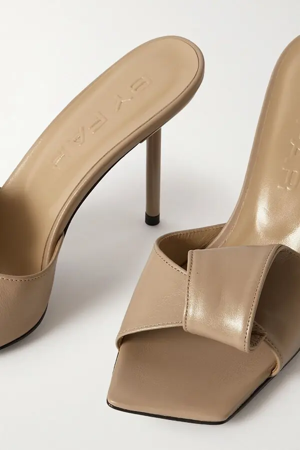 By Far Hawn Leather Mules