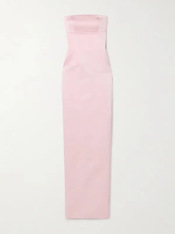 knee length dresses for ladies ARIVEN Asym Midi Dress - Powder Pink