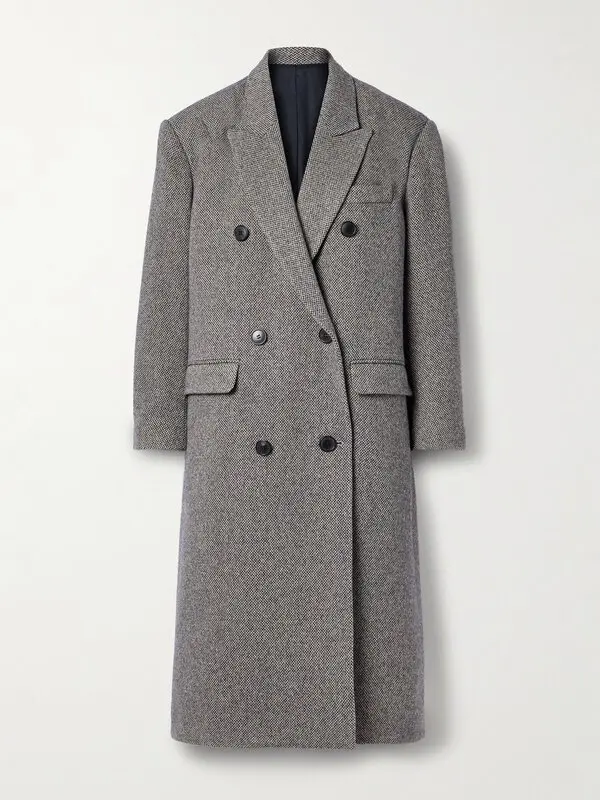 MARANT ETOILE Lexana Wool-blend Coat - Gray