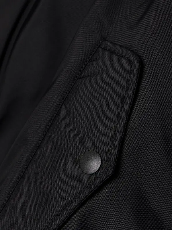 Wardrobe.NYC Cropped Reversible Quilted Padded Shell Bomber Jacket