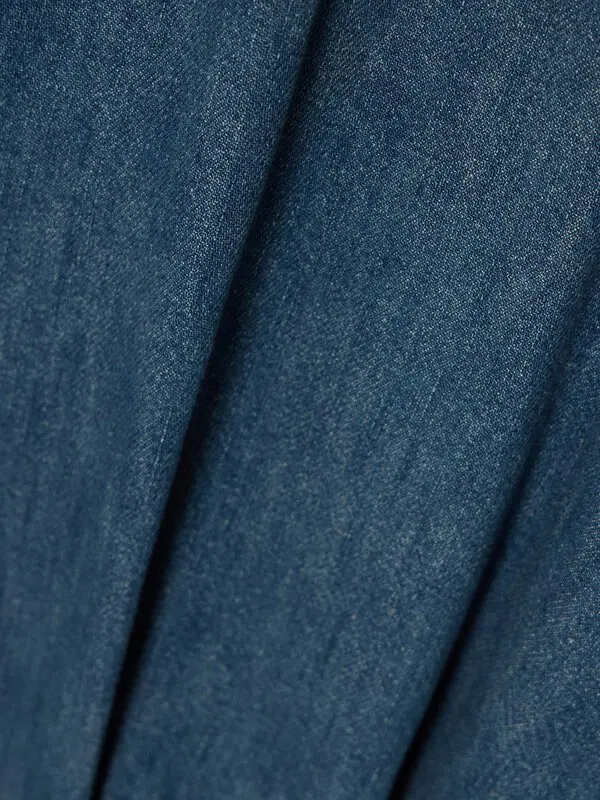 HAIKURE Joelle Two-tone Denim Shirt Dress