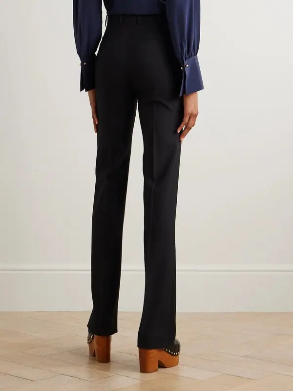 Chloé Wool-gabardine Flared Pants