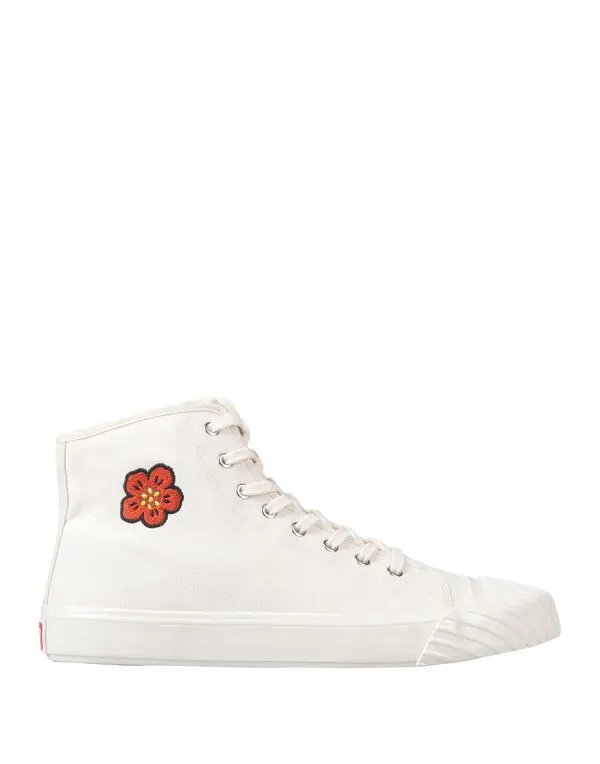 Kenzo Embroidered Sneakers - Ivory